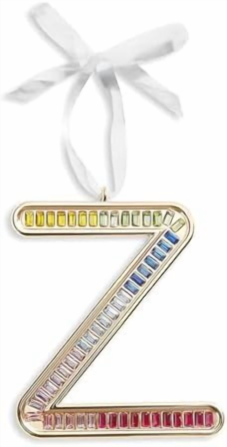 2025 Christmas Letter Ornaments | Christmas Initial Z Ornaments for Tree|Hanging Xmas Ornament ...