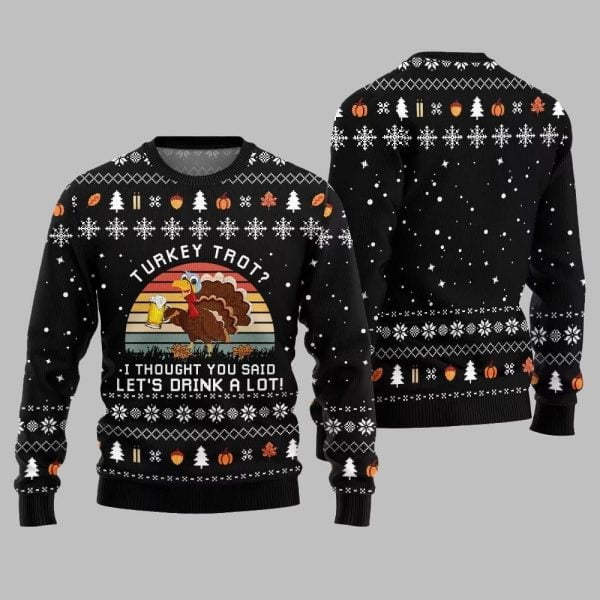 2025 Christmas Turkey Trot I Thought You Said Lets Drink A Lot Ugly ...