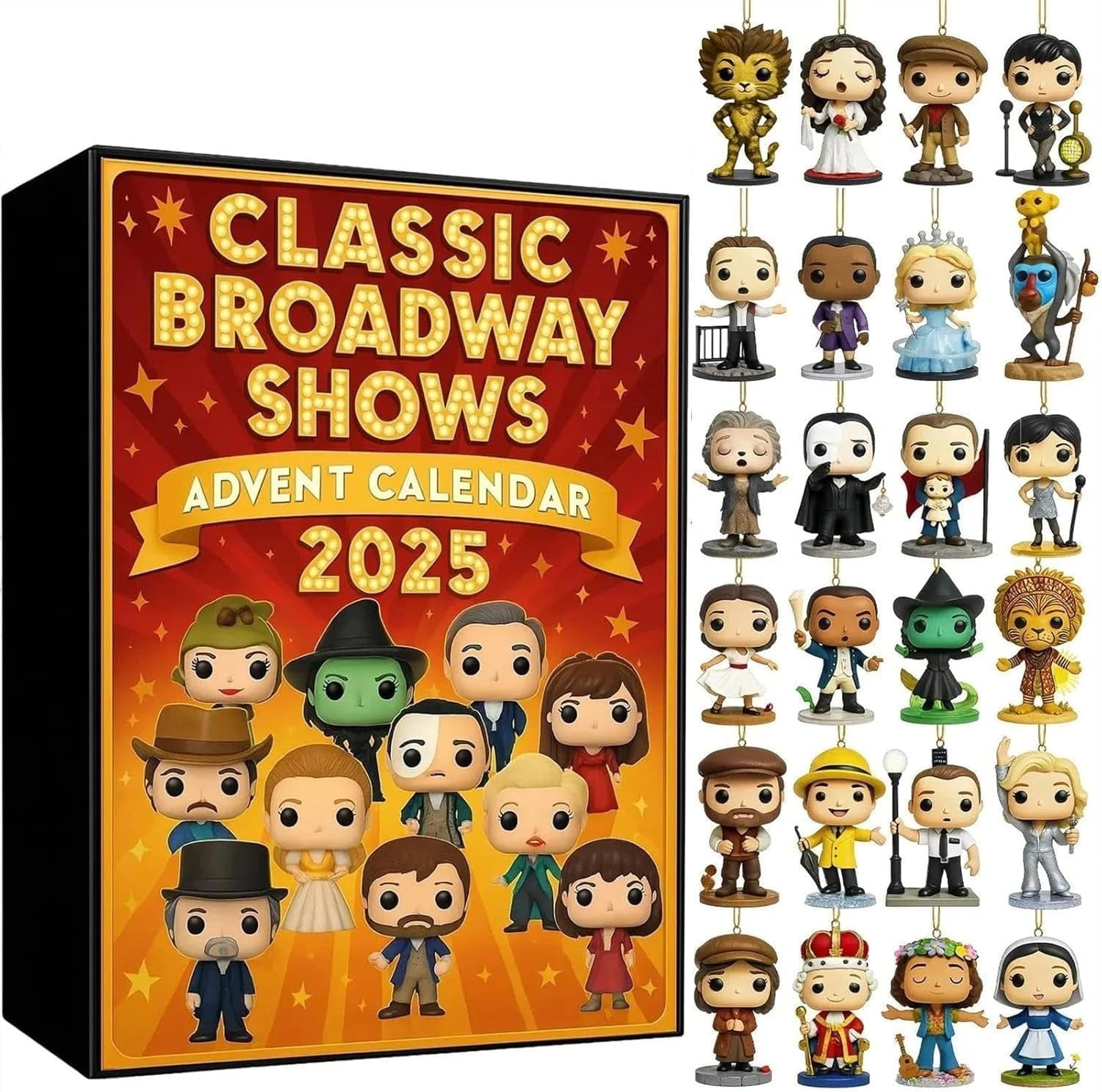 2025 Classic Broadway Advent Calendar, 24 Day Countdown Calendar,With ...
