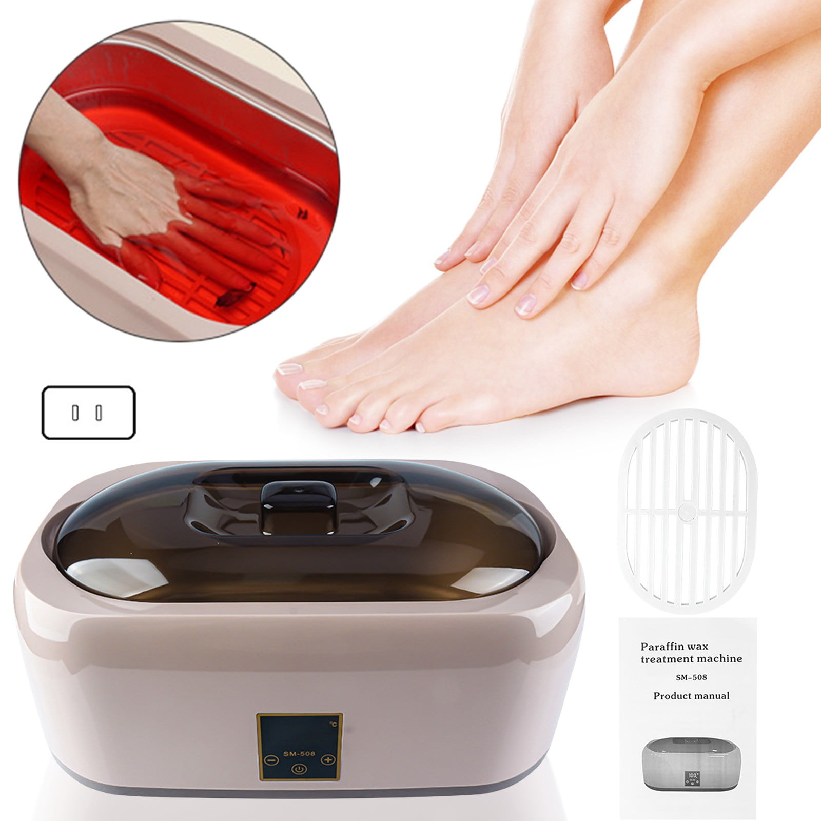 2025 Clearanace, 4000ml Paraffin Wax Machine for Hand and Feet ...