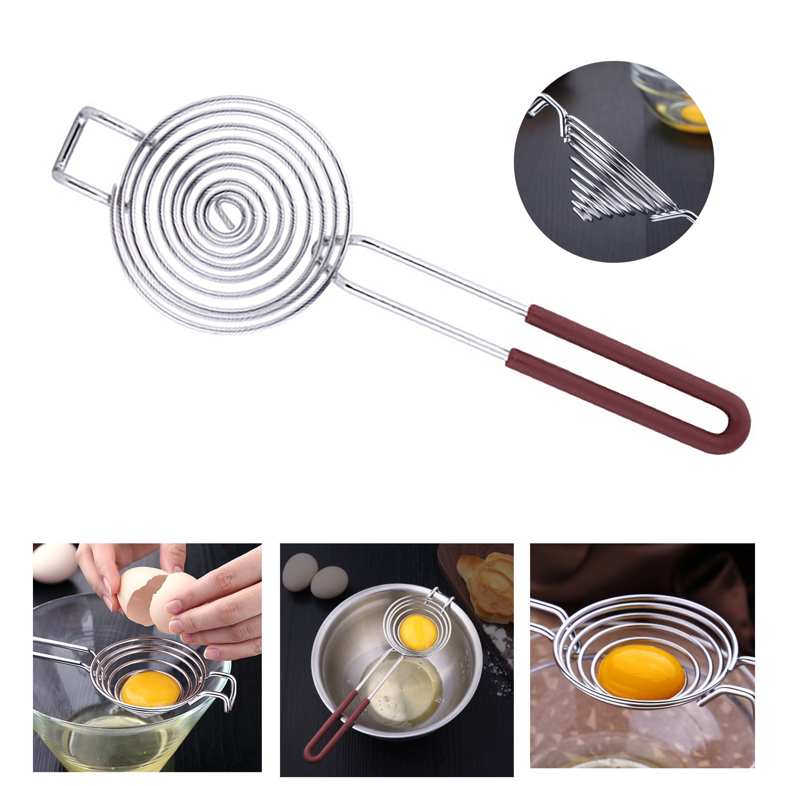 2025 Clearance, Egg Separator Egg Yolk White Separator, Stainless Steel ...