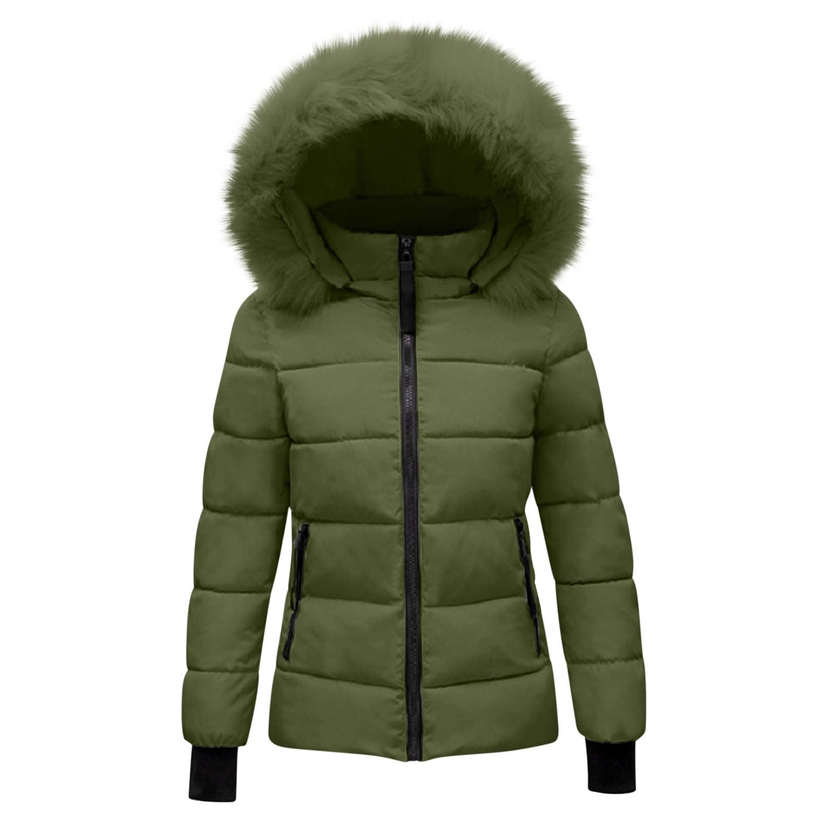 2025 Clearance, Hooded Warm Winter Coat for Women's Thicken Puffer ...