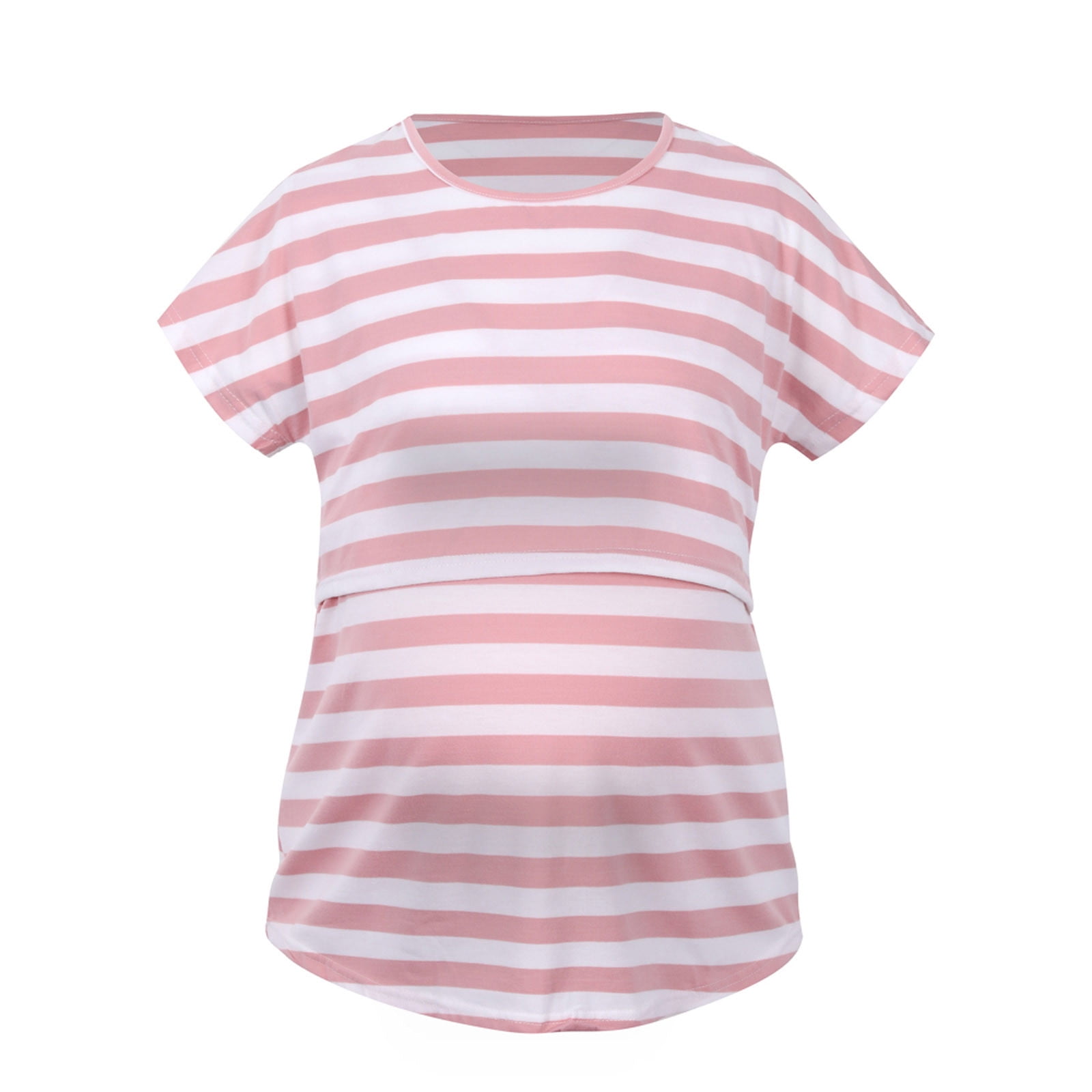 2026 Items under $5 asdoklhq Pregnant Clothes s Ladies Stripe Print ...