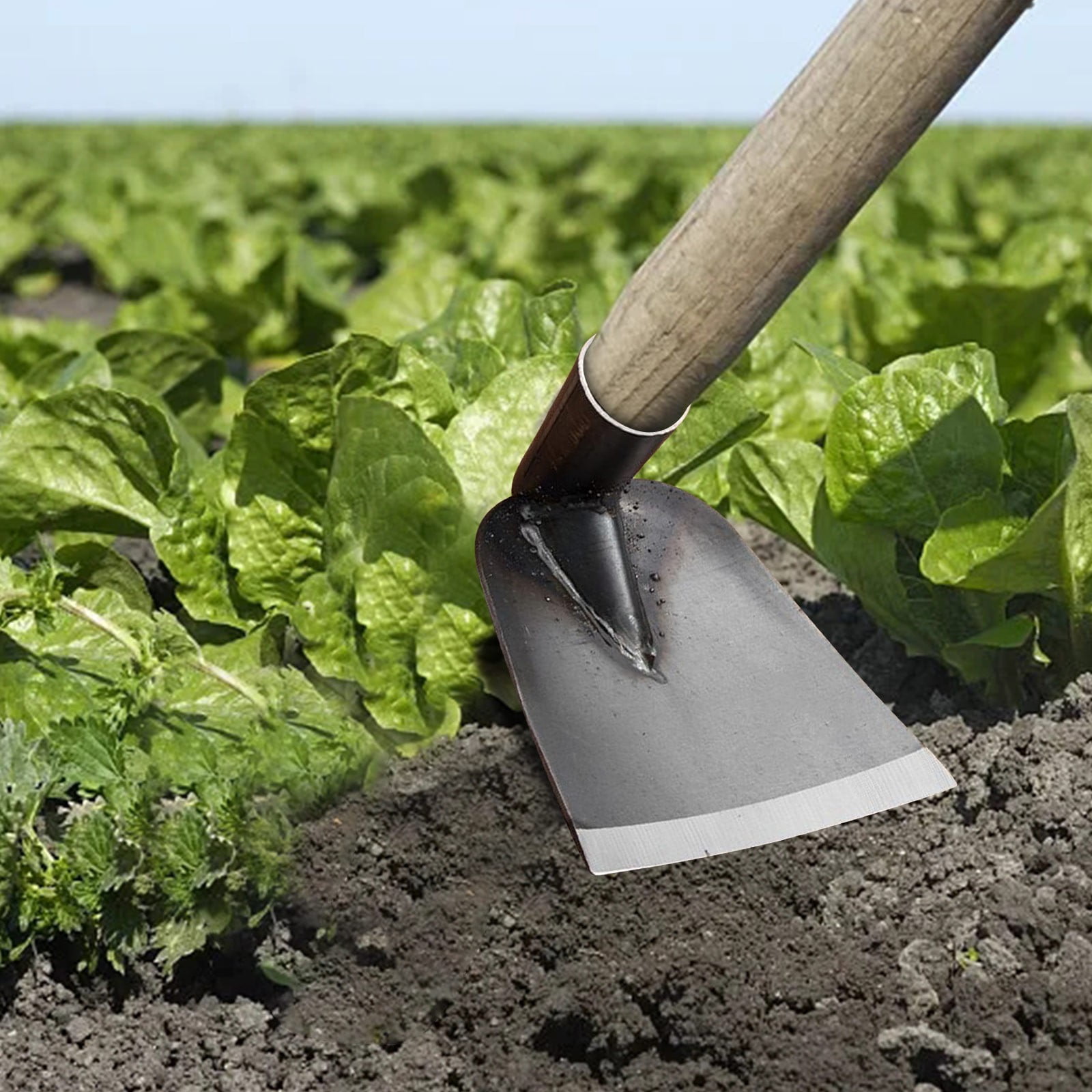 Cetilox Garden Hoe, Manganese Steel Weeding Loop Stirrup Hoe, Outdoor ...