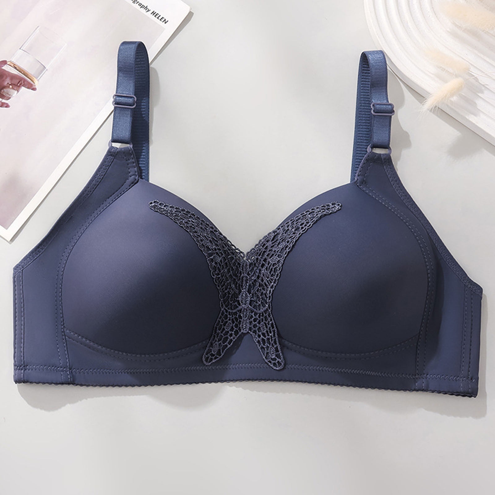 2025 Clearance Sales Abomasnow Women's Plus Size Wireless Bras Comfort ...