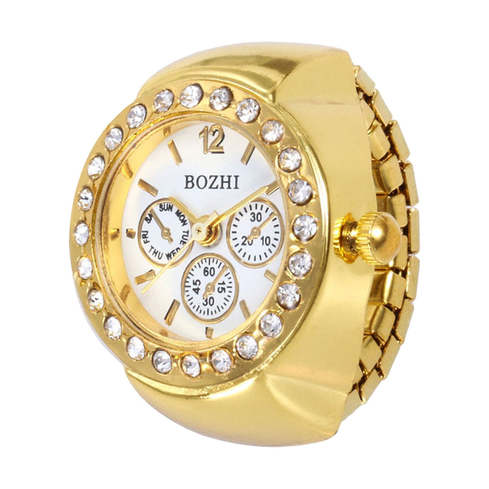 2025 Clearance Under $10, Boutique Diamond Three Eyes Elegant Ring ...