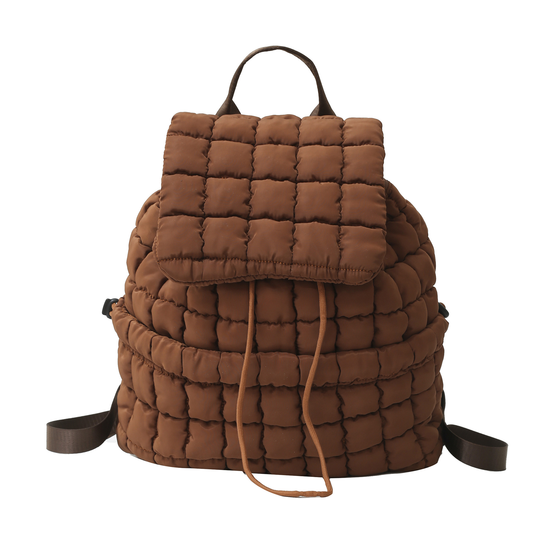 The 2025 Cloud Puff Backpack is a light feather pleated nylon backpack ...
