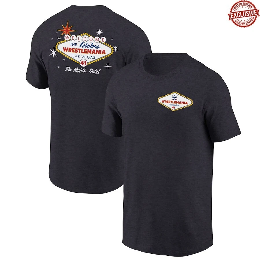 2025 Collection WrestleMania 41 Contenders Clothing Fabulous Las Vegas ...