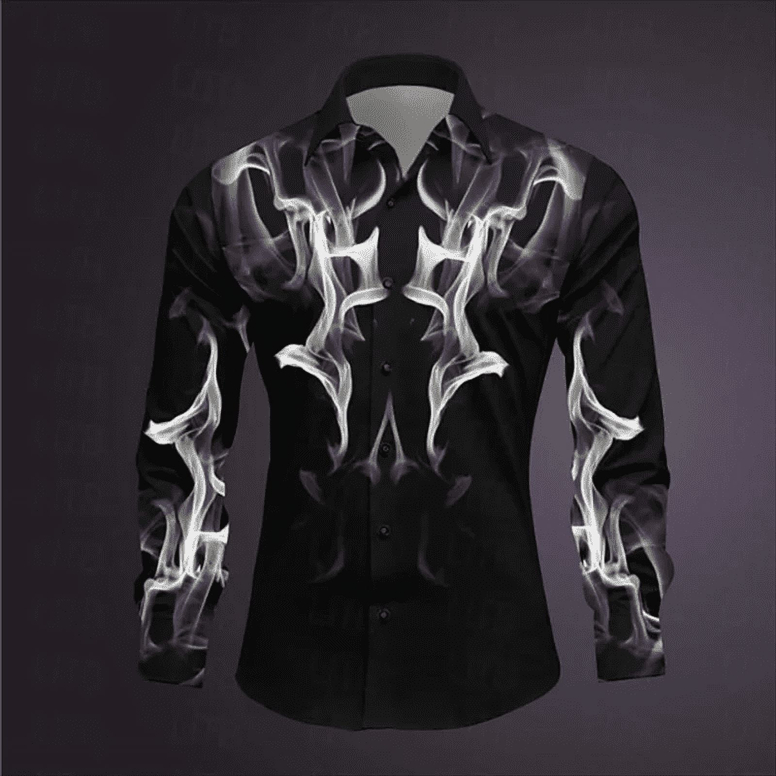 2025 Color Block Colorful Men's Abstract Daily Wear Outing Spring Lapel ...