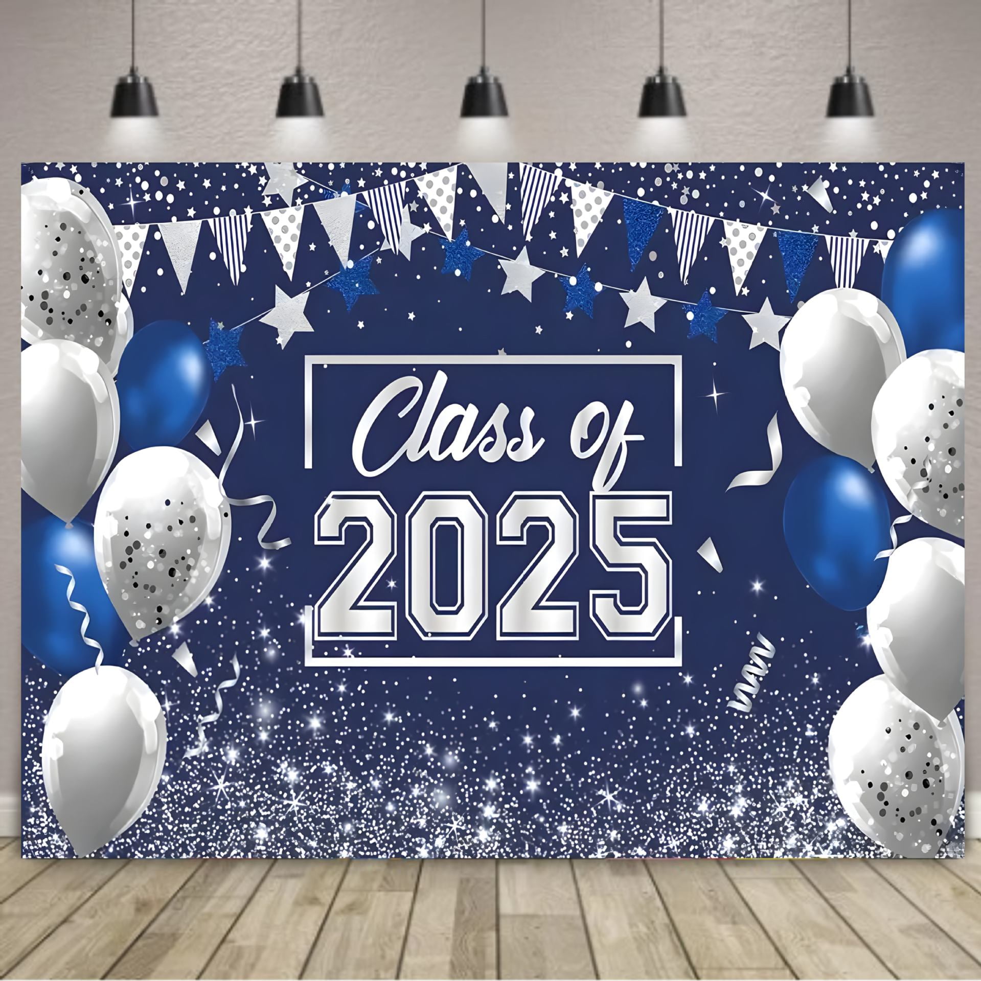 2025 Congrats Grad Backdrop 3.6*5.9FT for Class Graduation Photography ...