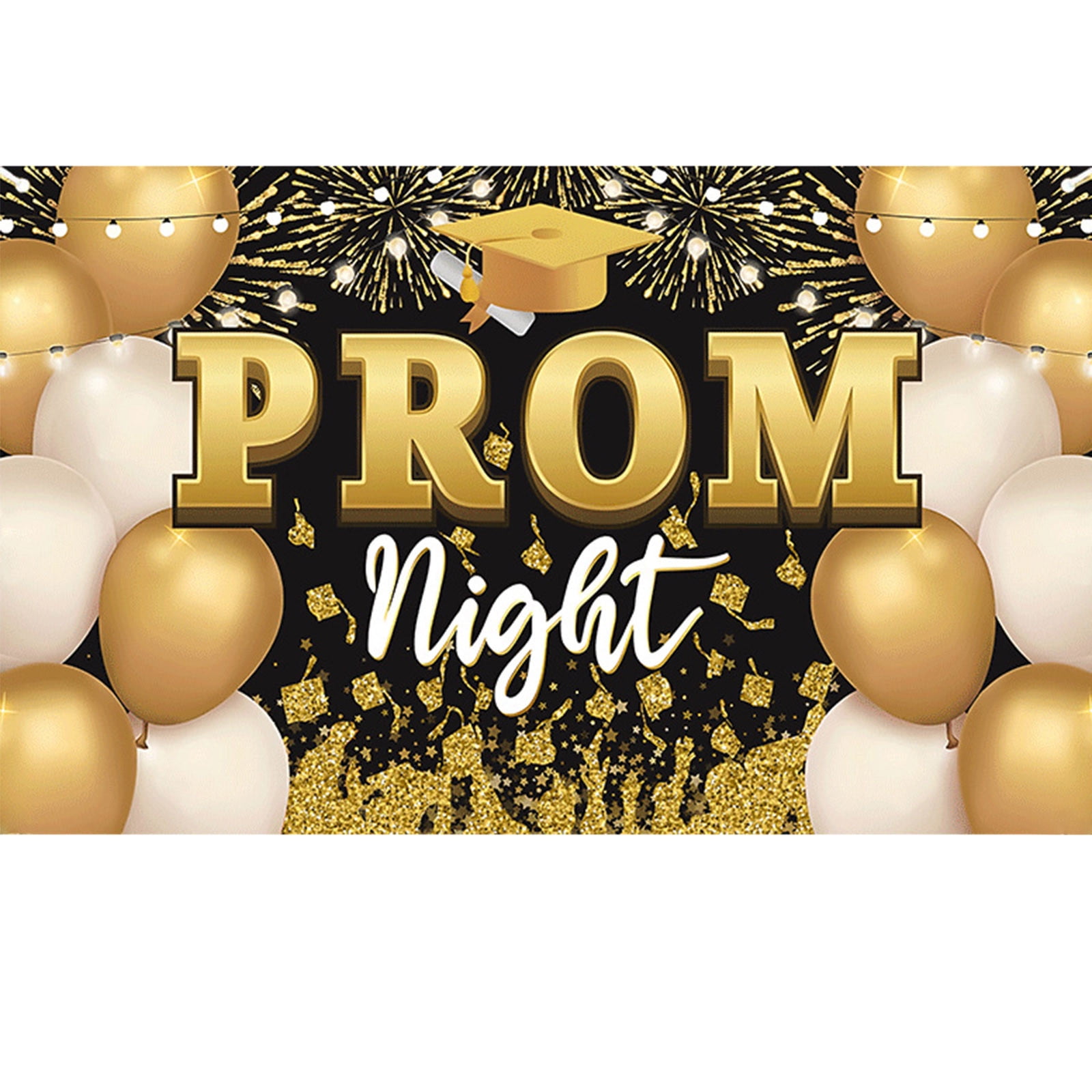 2025 Congrats Grad Banner Decoration Colorful Graduation Backdrop Photo ...