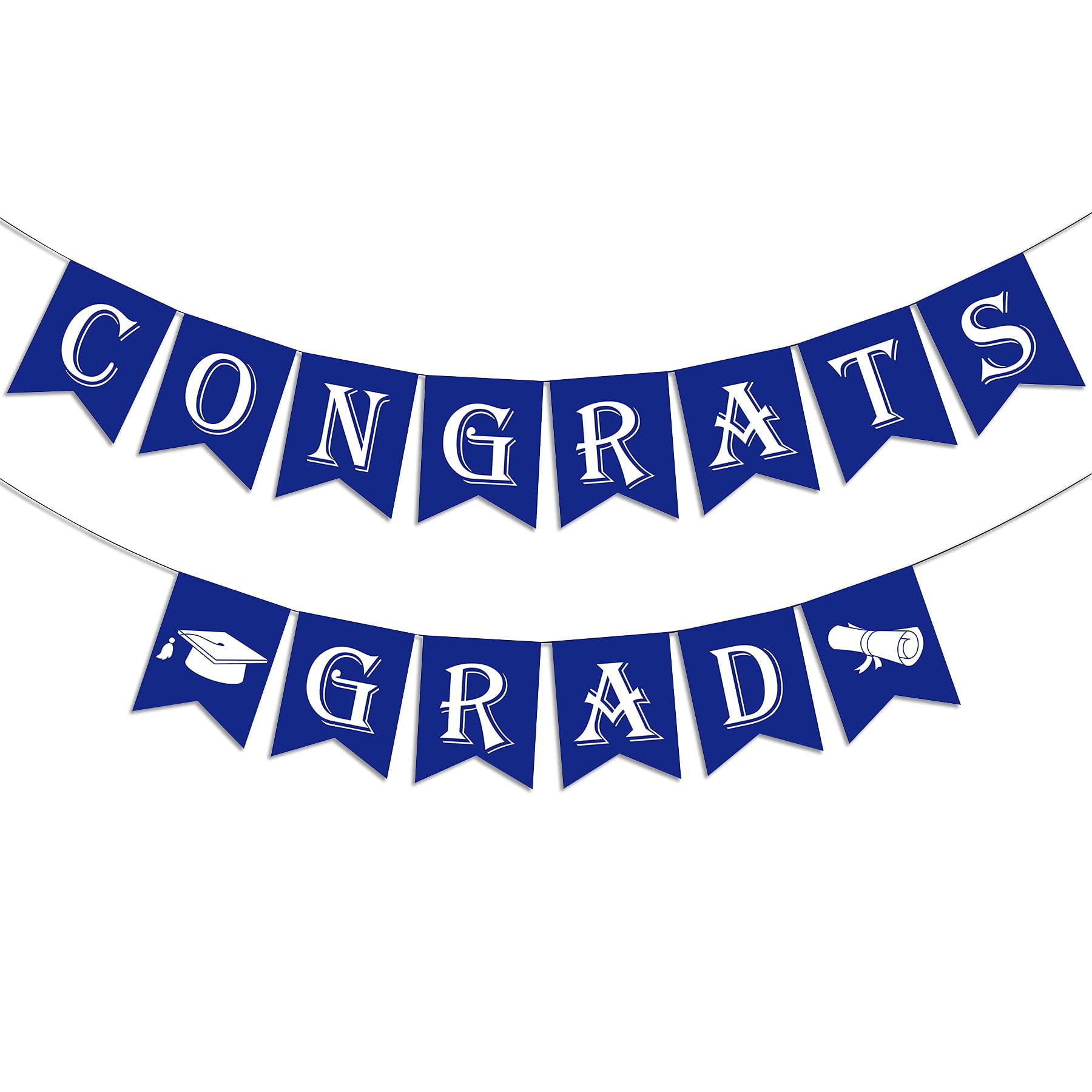 2025 Congrats Grad Banner RRF12 with Graduation Cap Sign(Assembled ...