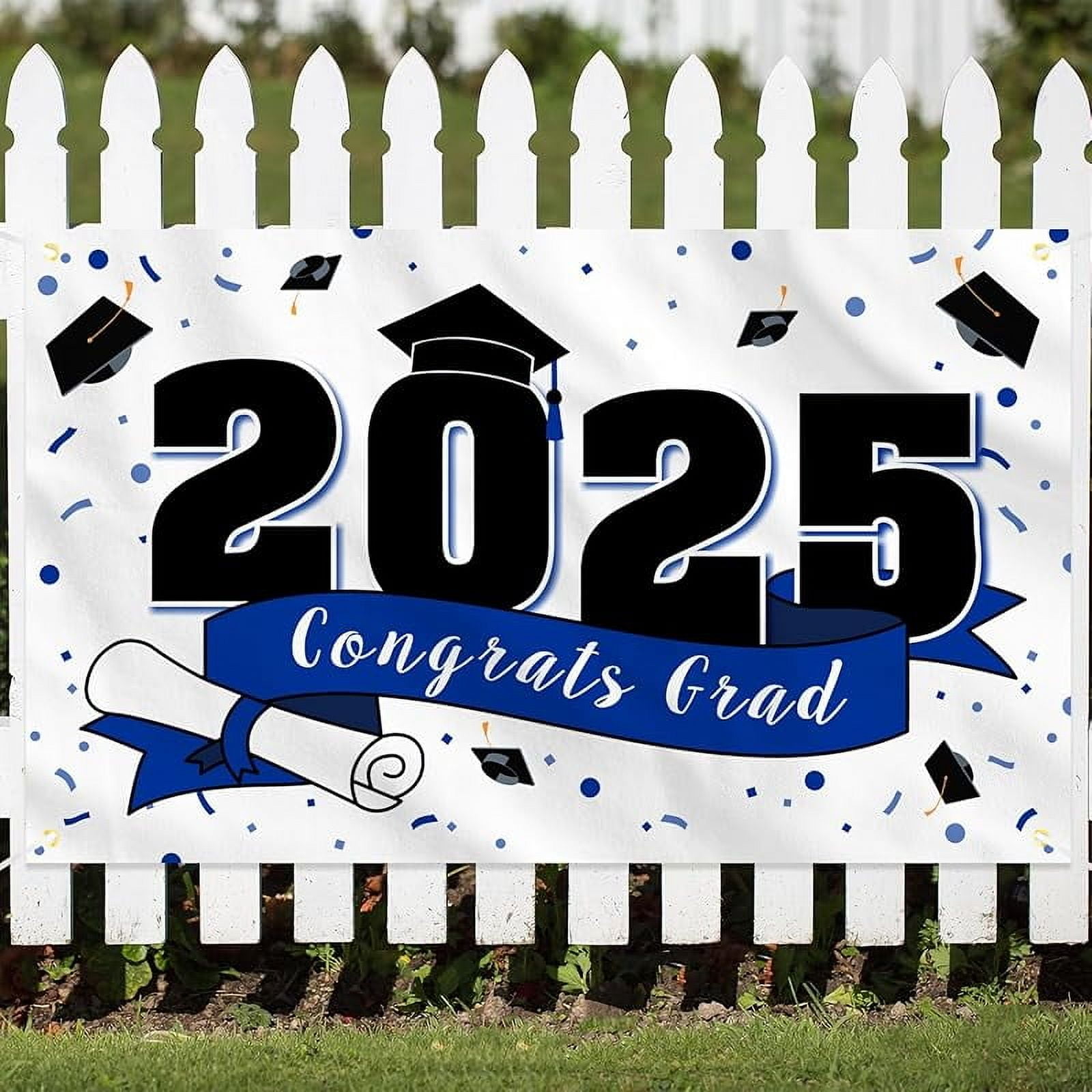 2025 Congrats Grad Graduation Party Decorations Class of 2025 Large ...