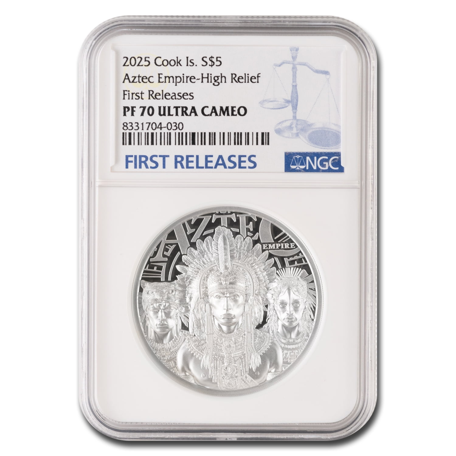 2025 Cook Islands 1 oz Silver Aztec Empire PF-70 NGC (FR) - Walmart.com