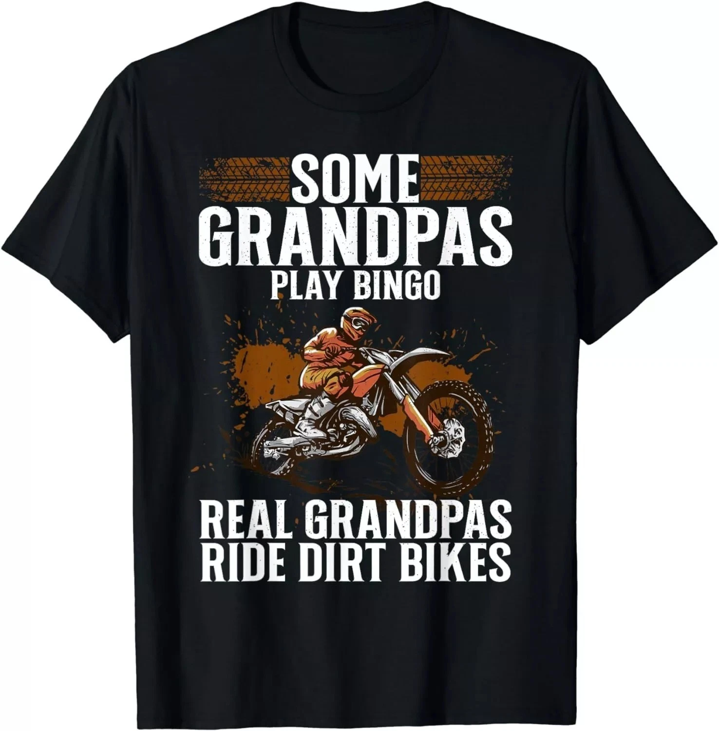 2025/Cool Dirt Bike Art For Grandpa Men Motocross Dirtbike Stunt Gift Unisex T-S - Walmart.com