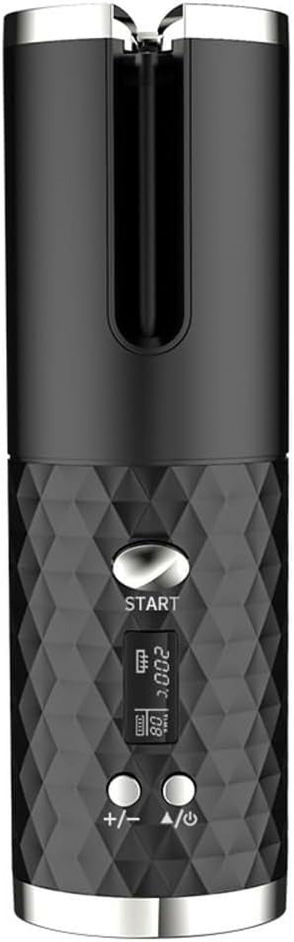 2025 Cordless Auto Rotating Curling Wand - 6 Temp/Timer Settings with ...