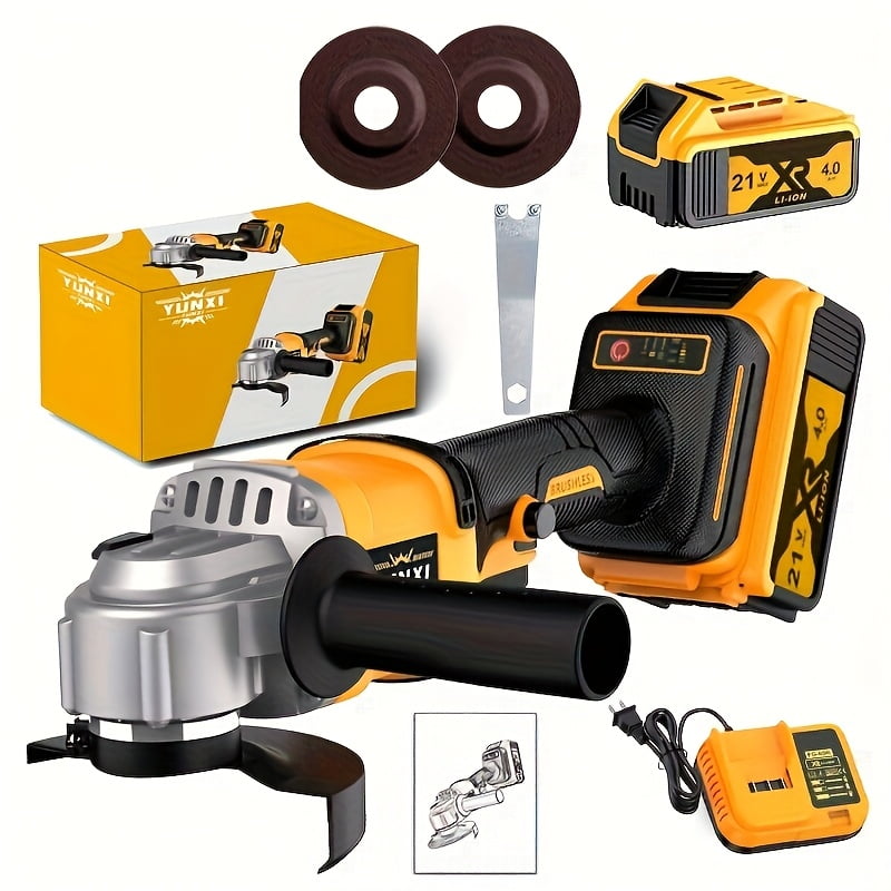 2025 Cordless Lithium Angle Grinder, Multi-function Battery Grinder ...