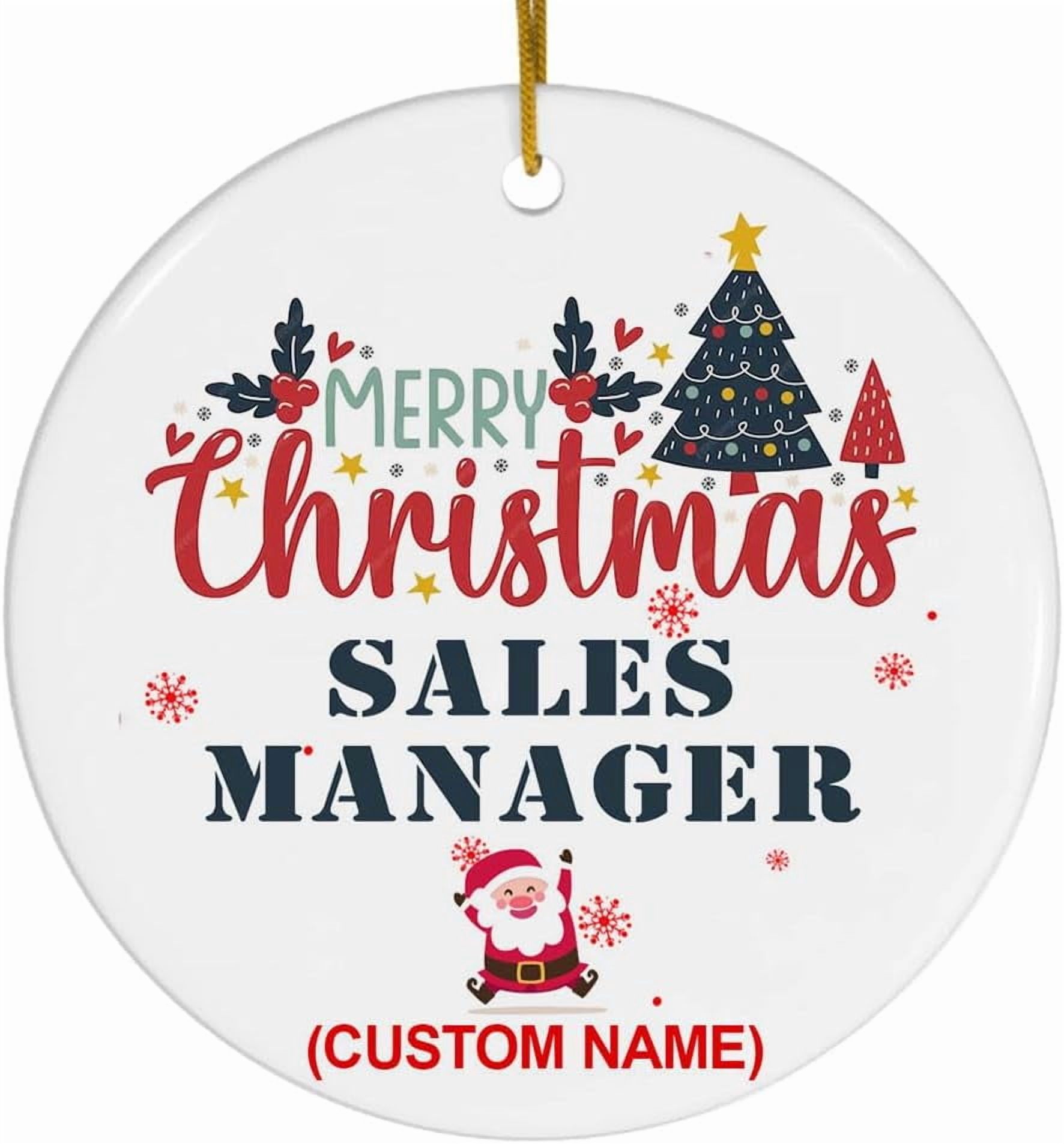 2025 Coworkers Christmas Tree Decorations for Office Ceramic Ornament ...