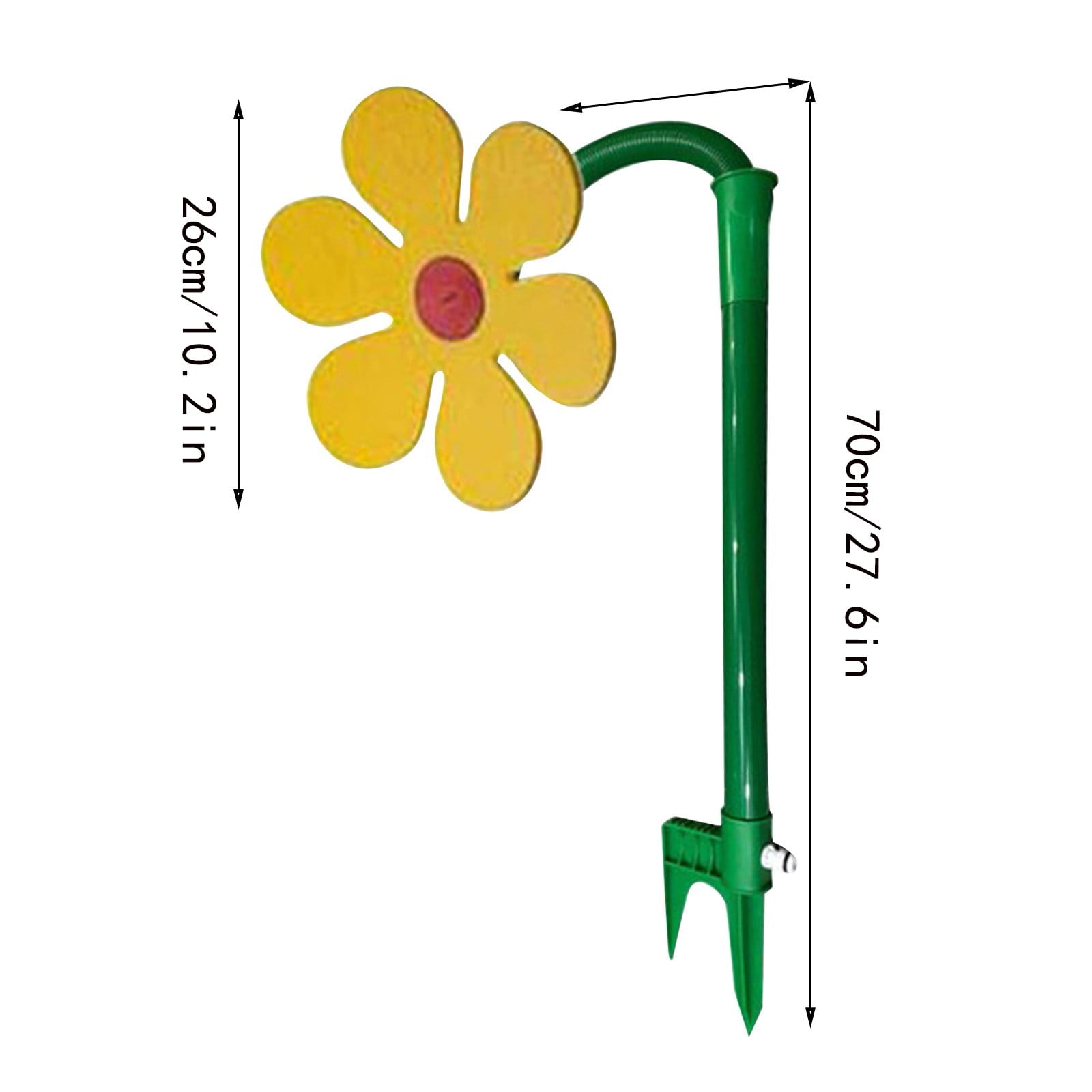2025 Crazy Daisy Sprinkler Rotating Garden Water Feature Sprinkler Fun ...
