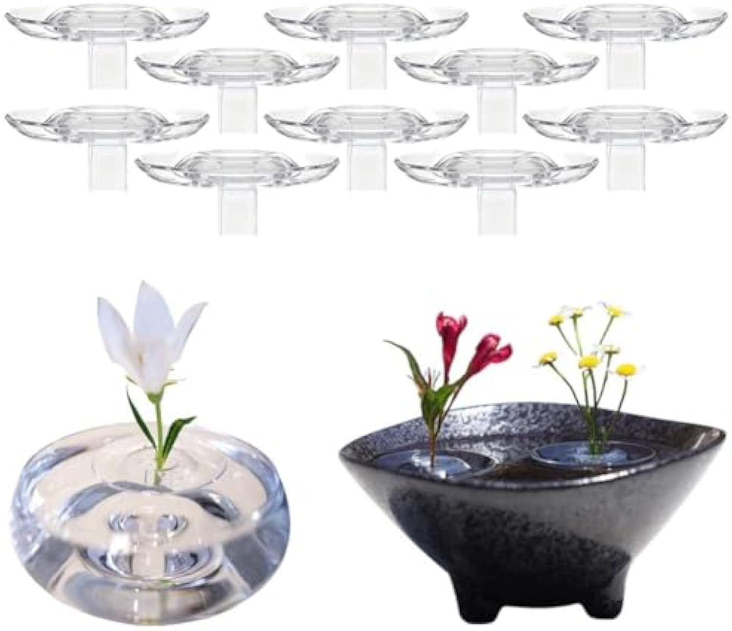 2025 Creative Floating Floral Arrangement Holder, DIY Clear Acrylic ...