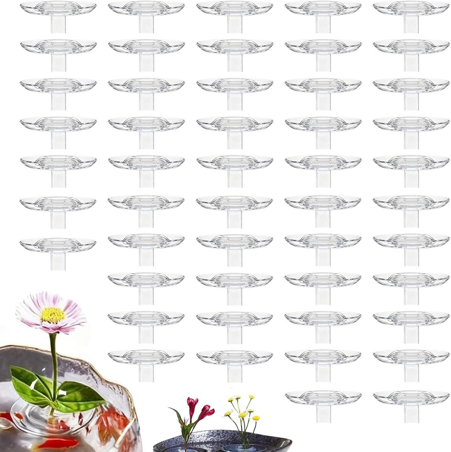 2025 Creative Floating Floral Arrangement Holder, Floating PVC Mini ...