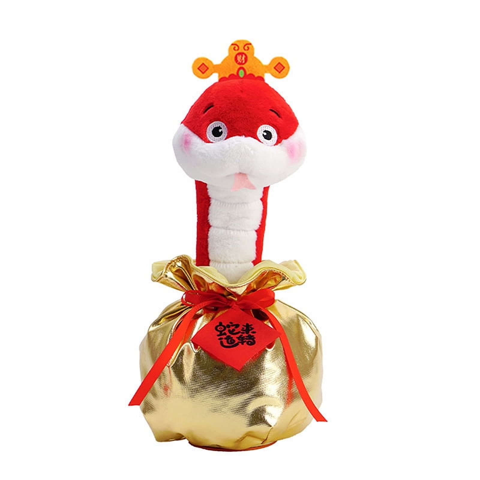 2025 Creative Snake Mascot Doll Will Sing Dance Snake Doll Plush Toys ...