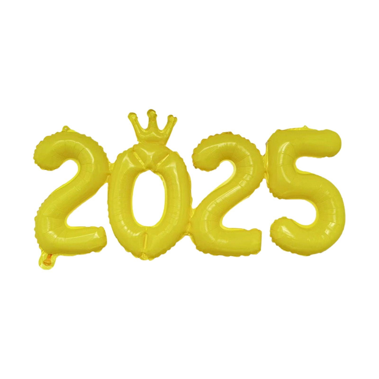 2025 Crown Digital Balloon 2025 Aluminum Foil Balloon 2025 New Year ...