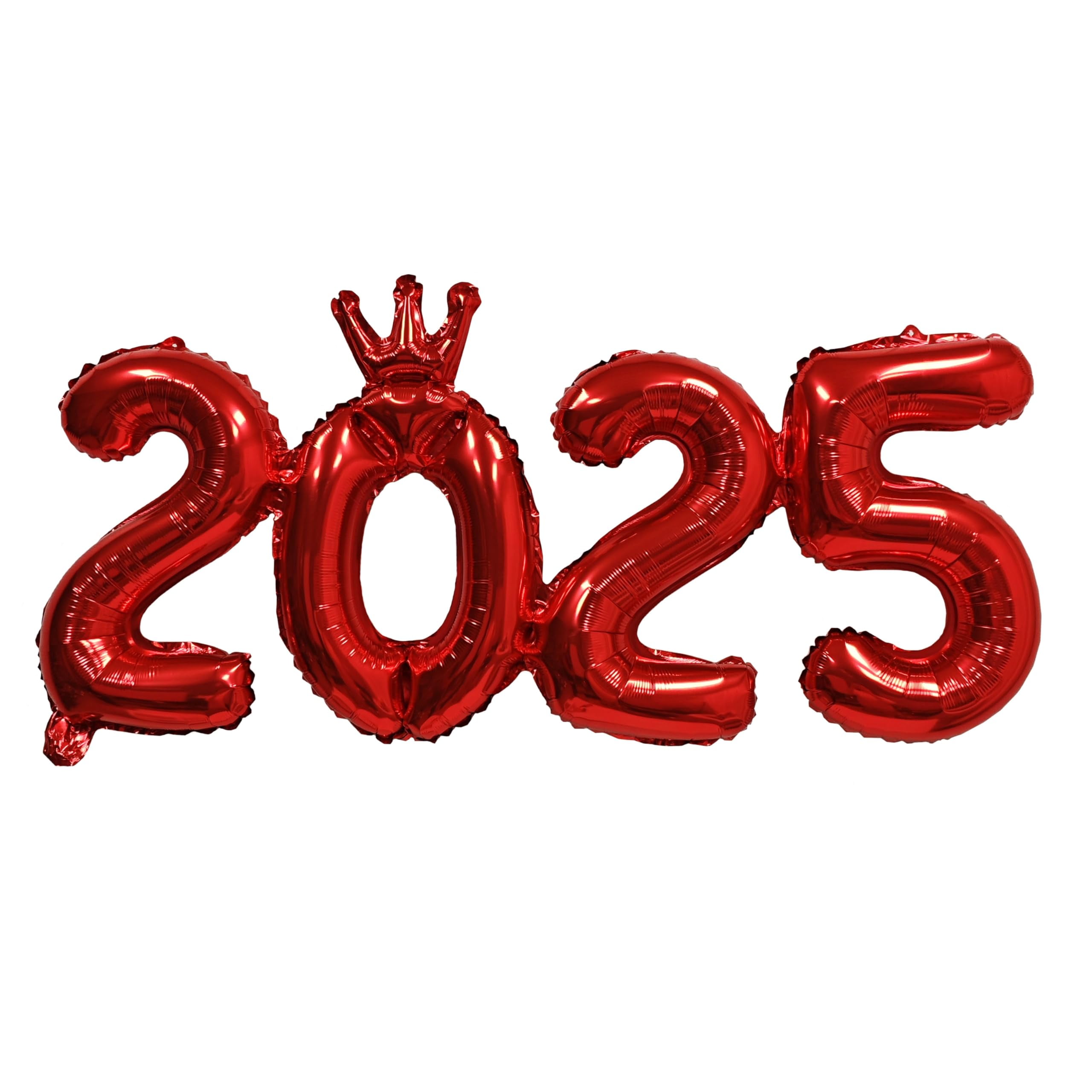2025 Crown MQH2 Siamese Numbers Balloon New Year Balloons Decorations ...