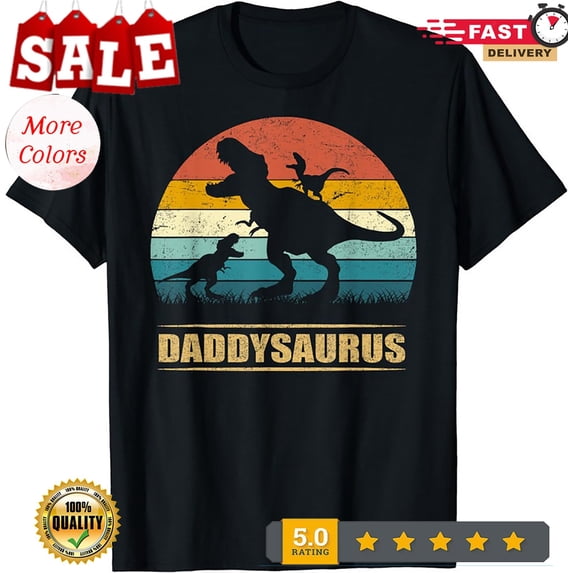 2025/Daddysaurus Funny Dad Dinosaur Design Fathers Day Unisex T-Shirt ...