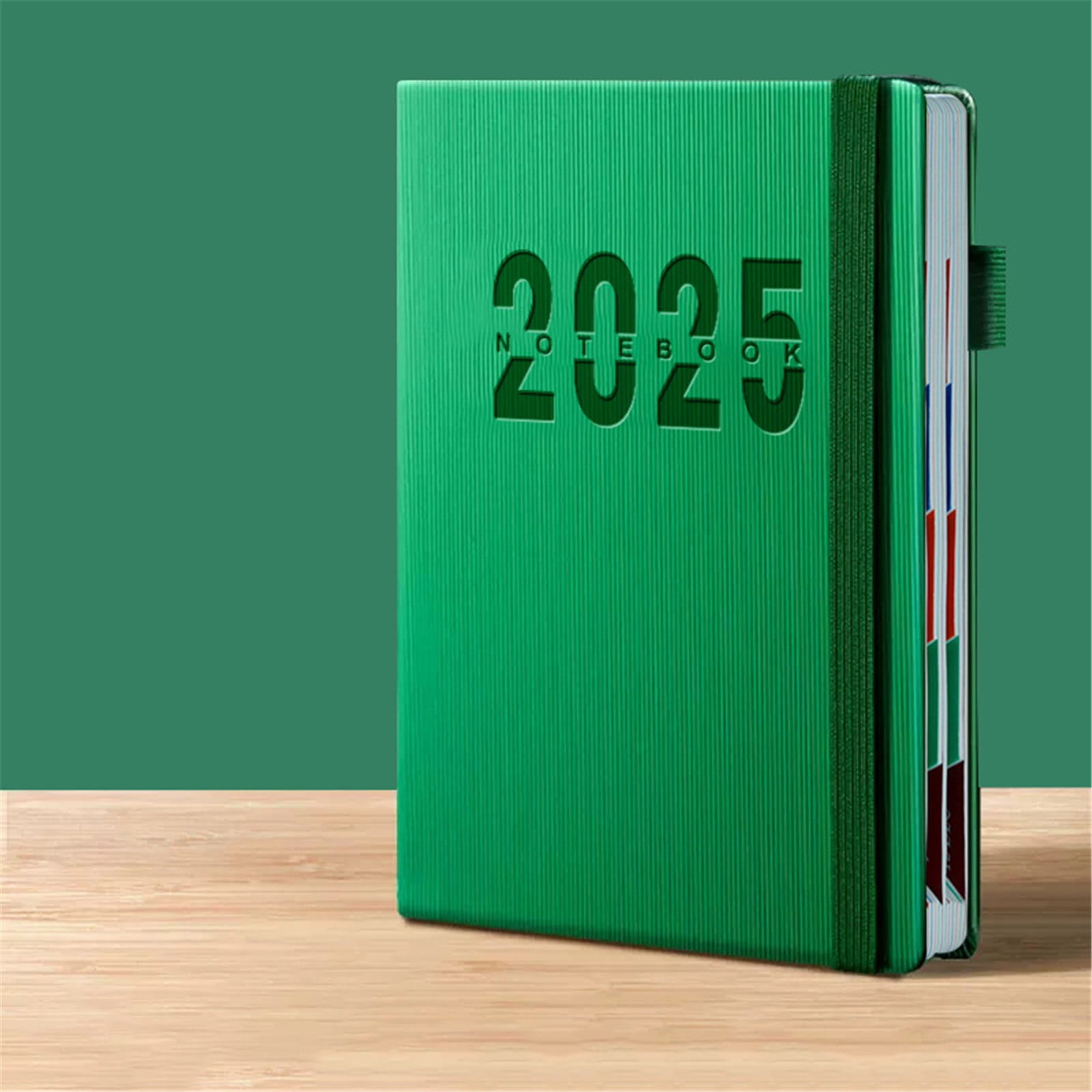 2025 Daily Plan Notebook A5D Dark Green|2025 Academic Planner 2025 ...