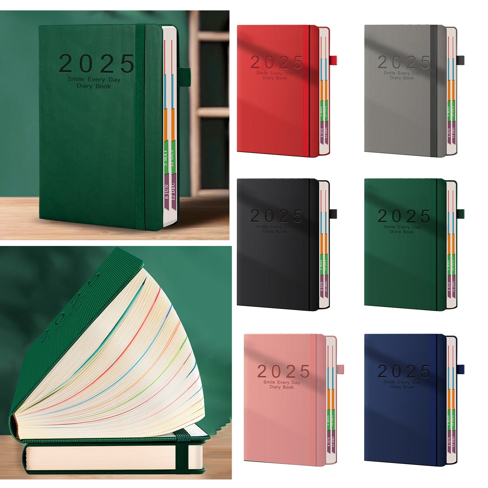 2025 Daily Planner Notebook One Page Per Day Jan-Dec 2025 365 Pages ...
