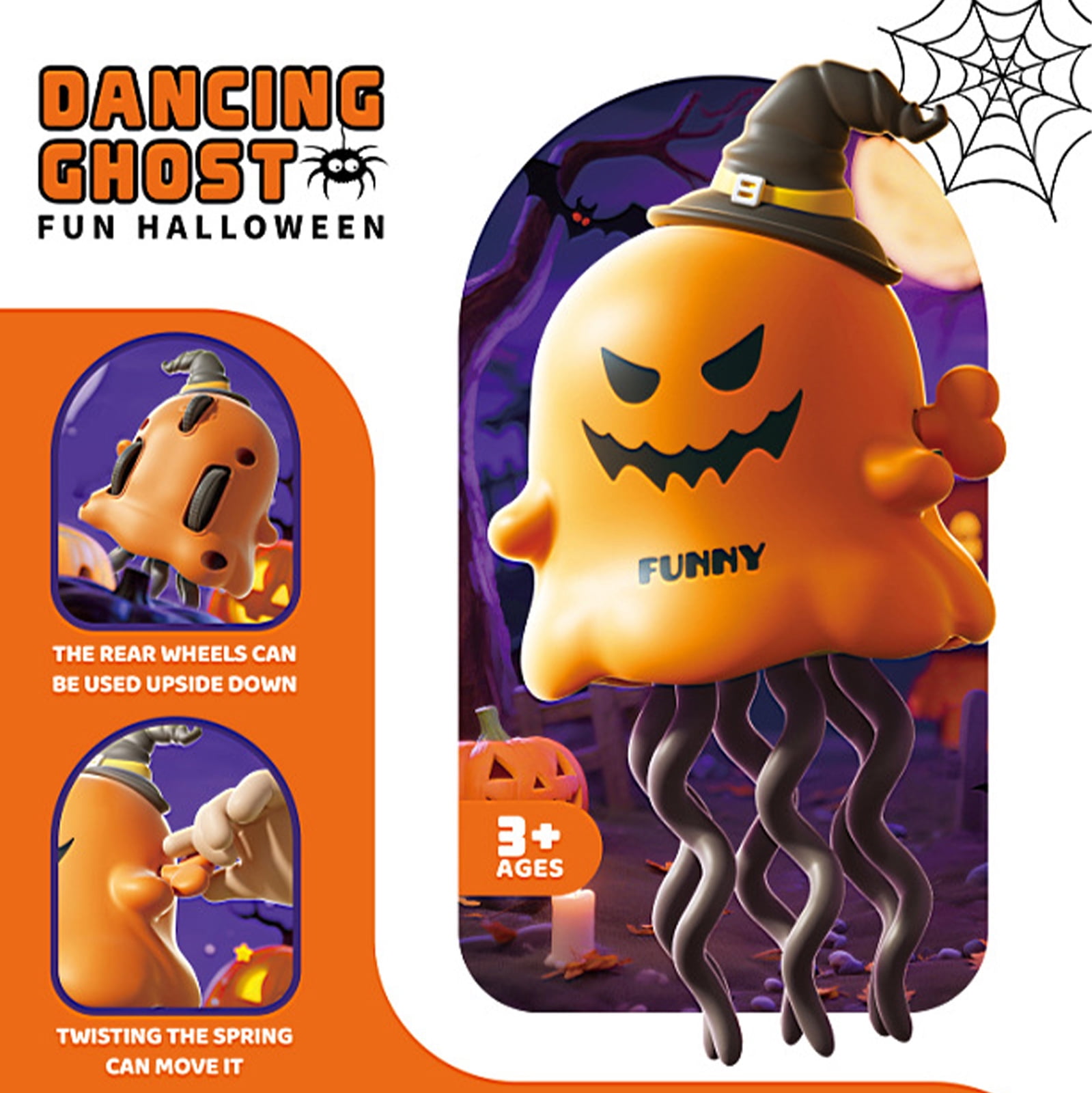 2025 Dancing Ghost Prank Toy for Halloween and Christmas, Stress Relief ...