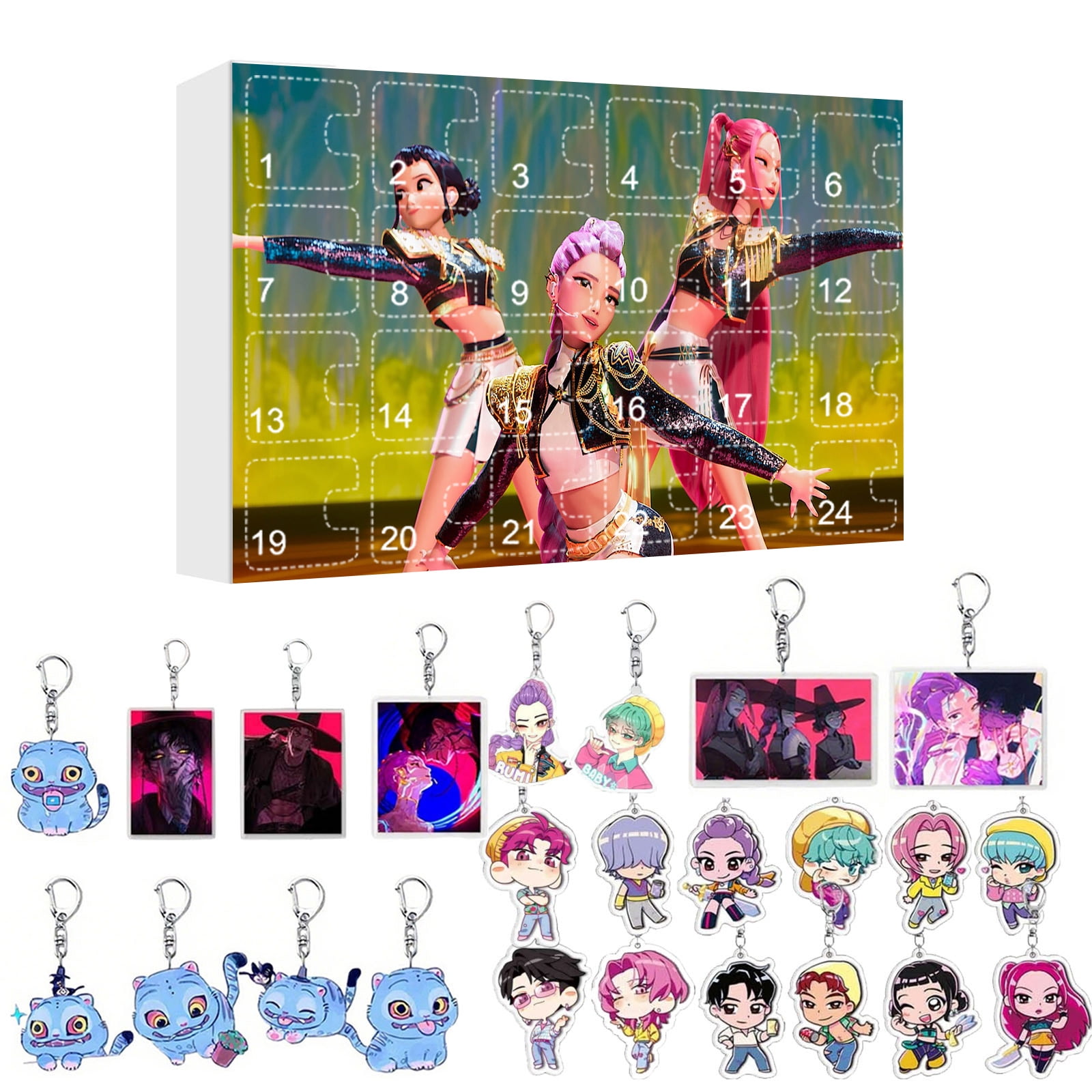2025 Demon Advent Calendar with 24 Countdown Calendars and Surprise ...