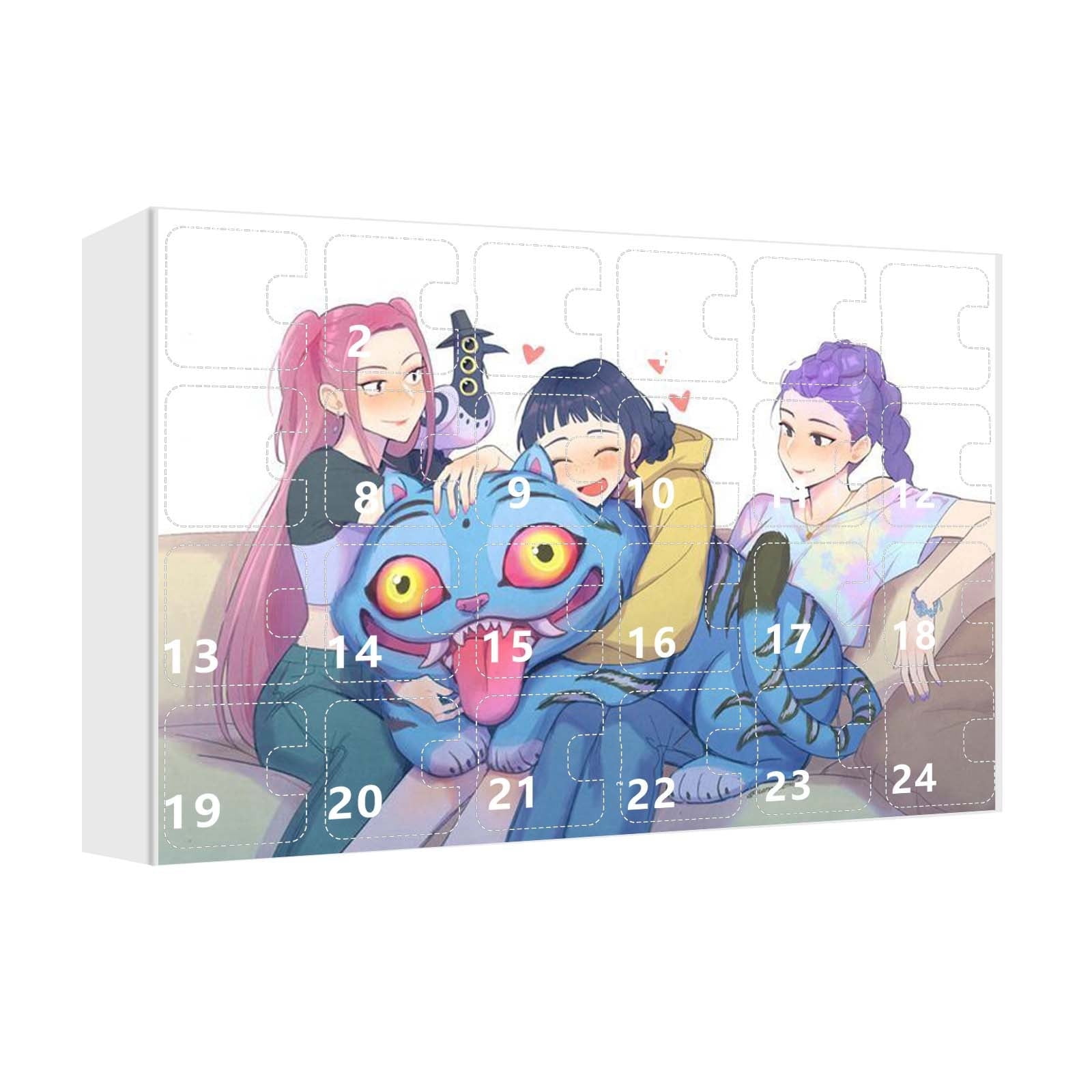 2025 Demon Advent Calendar with 24 Countdown Calendars and Surprise ...