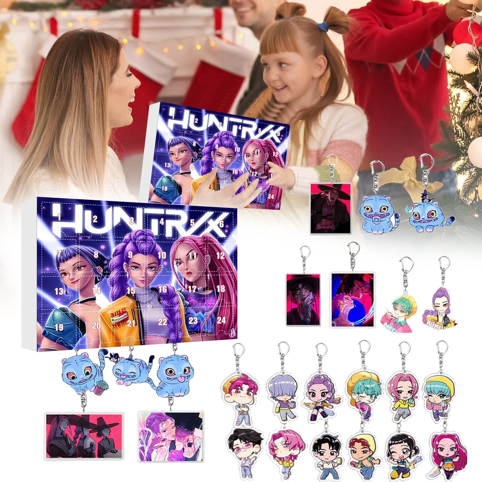 2025 Demon Advent Calendar with 24 Countdown Calendars and Surprise ...