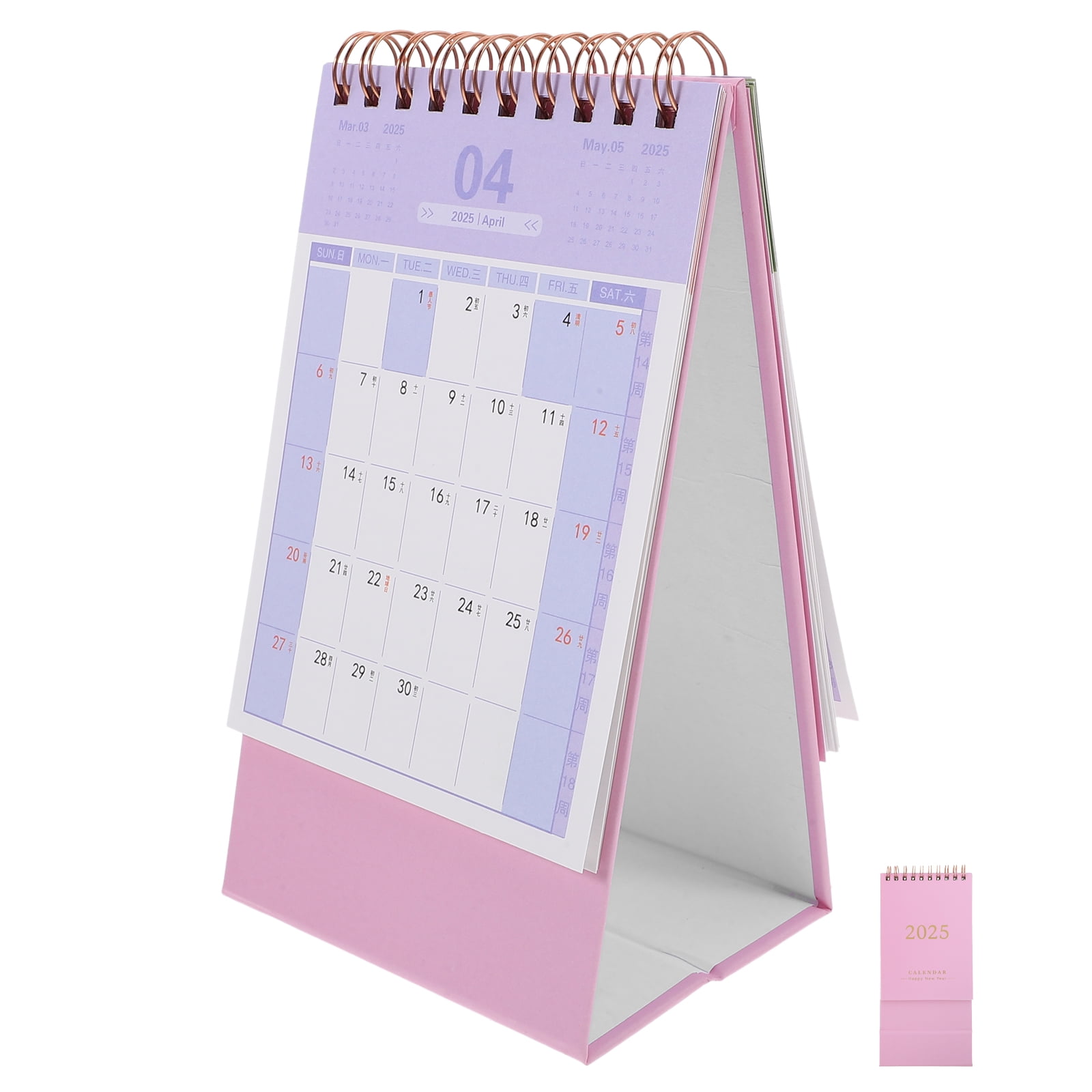 2025 Desk Calendar Desk Calendar Flip Standing Flip Calendar Stand up ...