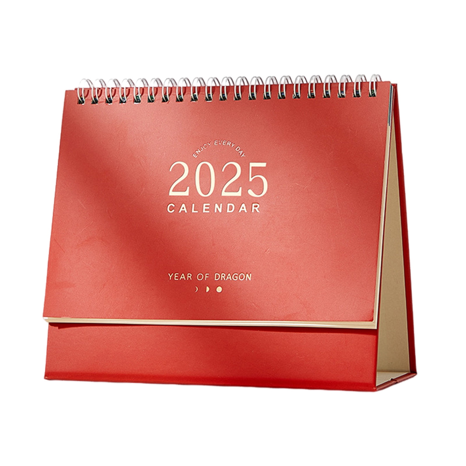 2025 Desk Calendar Monthly Planner Coil Binding Calendar Standing ...