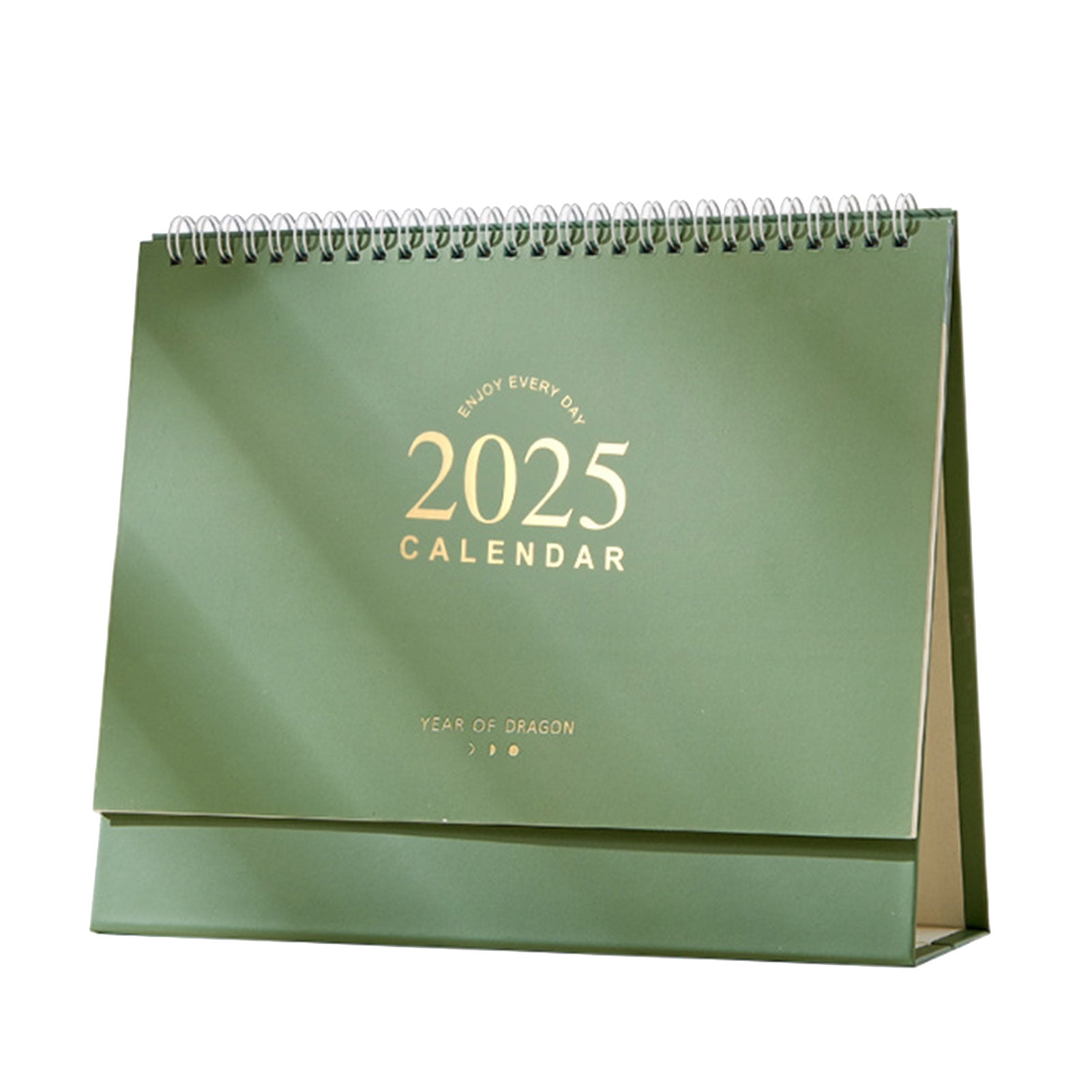 2025 Desk Calendar Monthly Planner Coil Binding Calendar Standing ...