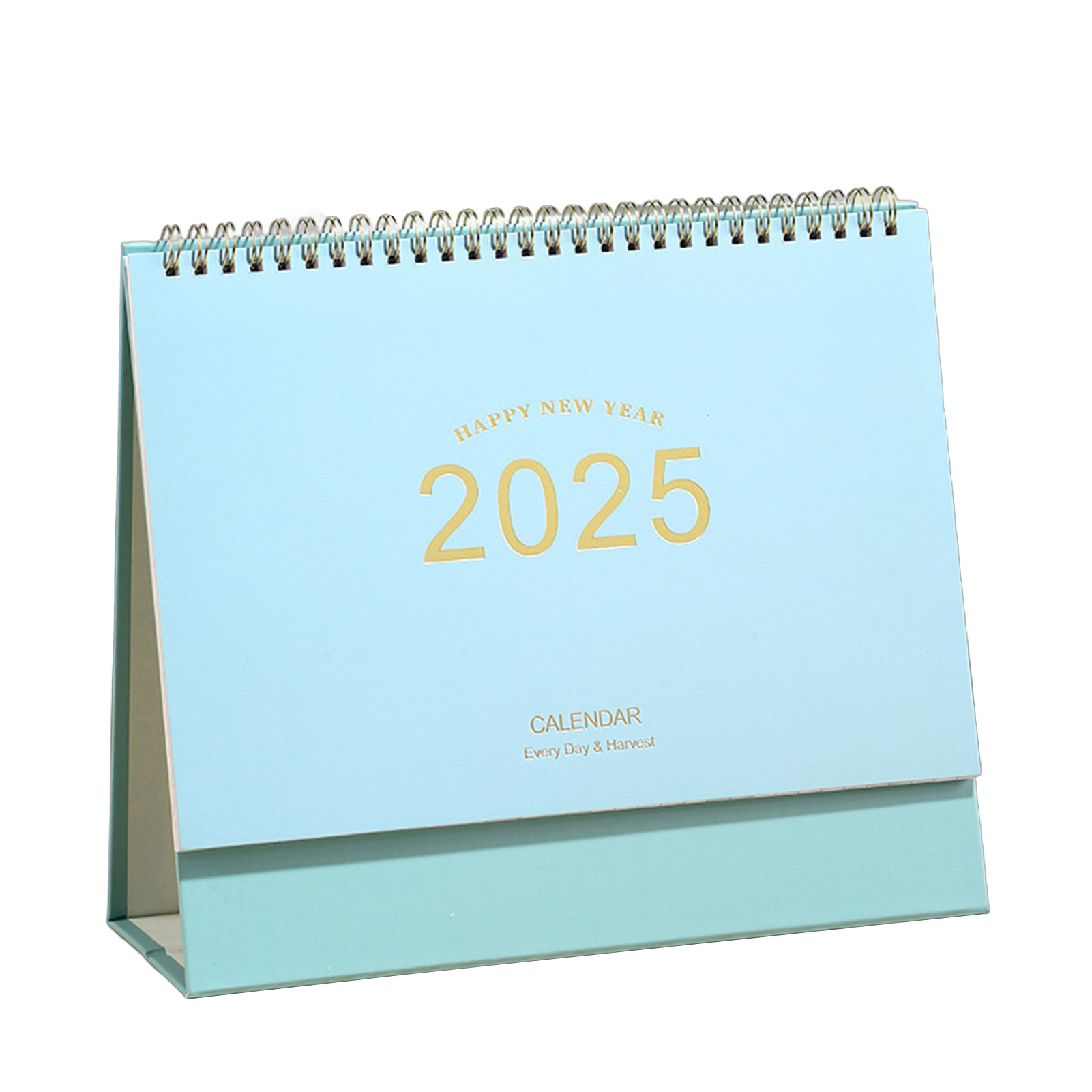2025 Desk Calendar Office Home Desktop Standing Spiral Binding Calendar ...