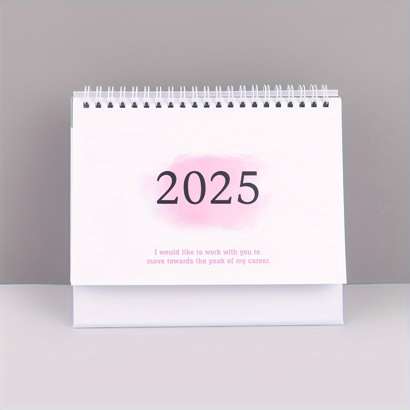 2025 Desk Calendar with Rendered Design - 1 pc Paper Calendar for Home ...