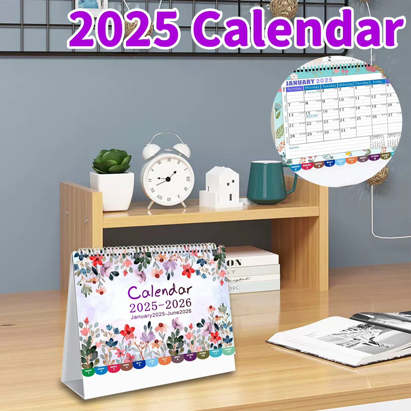 2025 Desk Calendar with Daily Inspiration Perfect for Home or Office ...