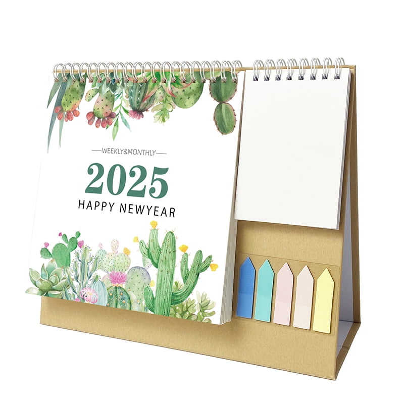 2025 Desk Standing Calendar Small Monthly Planner Table Office Calendar ...
