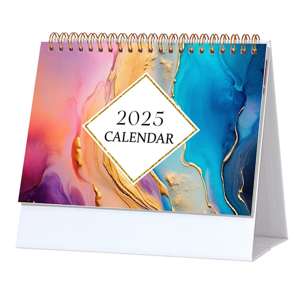 2025 DeskCalendar Planner from 07/2024 to 12/2025 Stand Up Desk ...