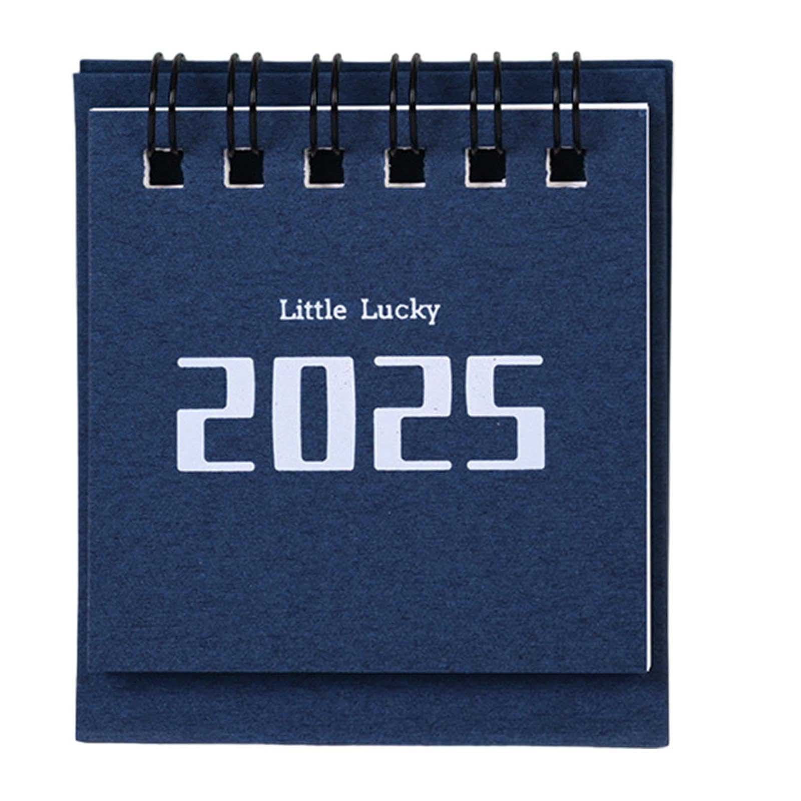 2025 Desktop Calendar - Thick Paper, Spacious Layout for Scheduling ...
