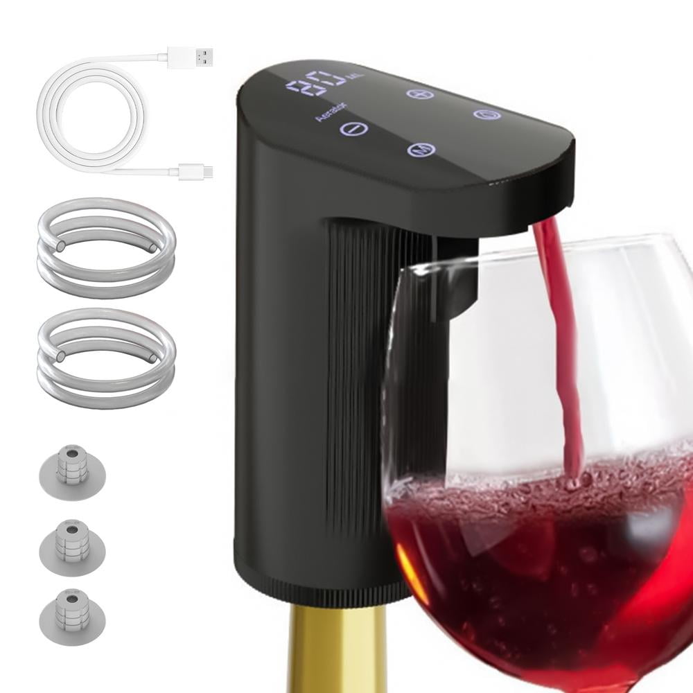 2025 Digital Beverage Dispenser Electric Wine Decanter with LED ...