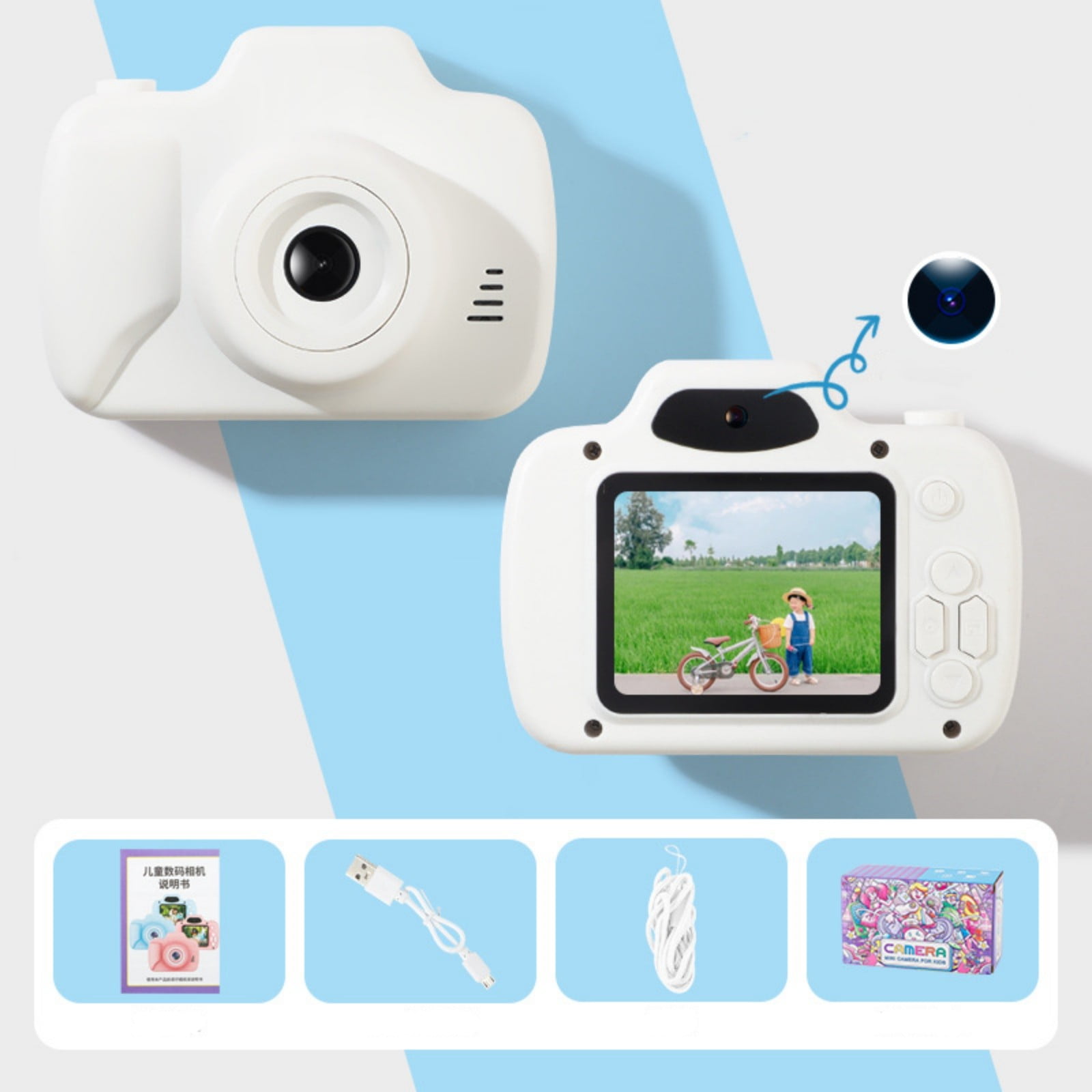 2025 Digital Camera, Digital Camera CCD 16 Million HD Light Card Lens Can Be Self-timer Camera ...