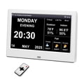 2025 Digital Clock with Weather Forecast & Temperature/Humidity Large ...