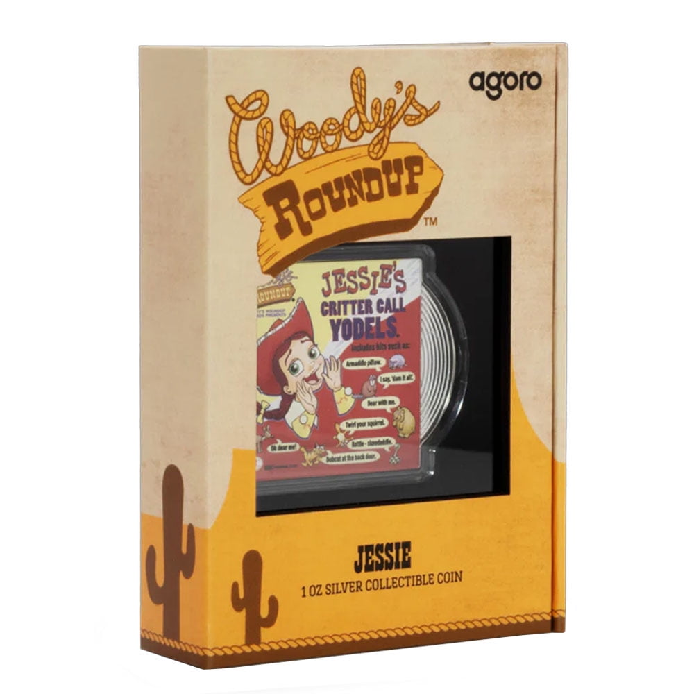 2025 Disney Pixar Woody's Roundup Jessie 1 oz Silver Coin By Agoro ...