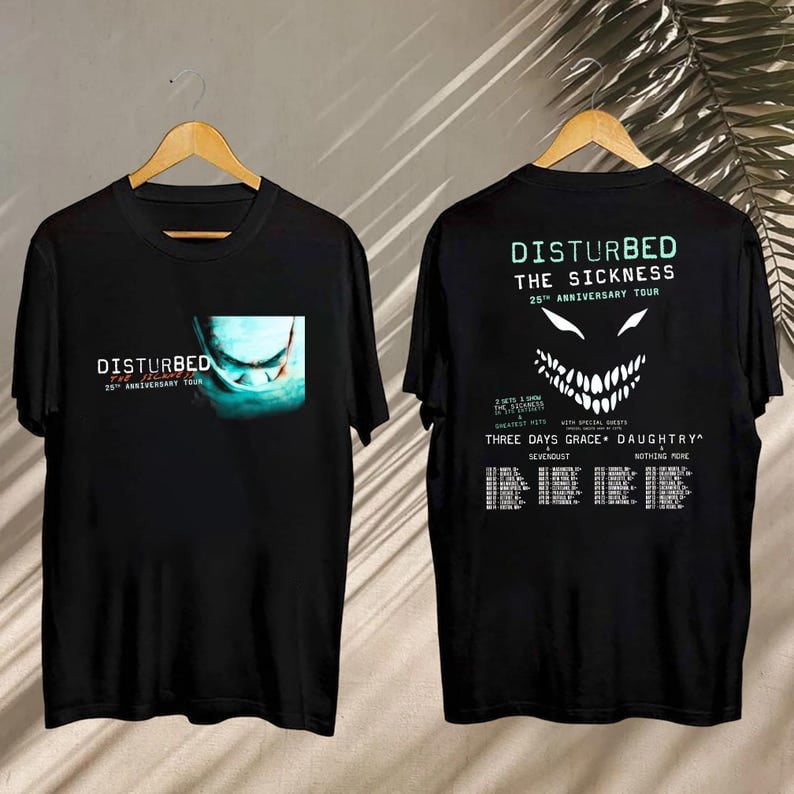 2025 Disturbed The Sickness 25th Anniversary Tour Shirt, The Sickness ...