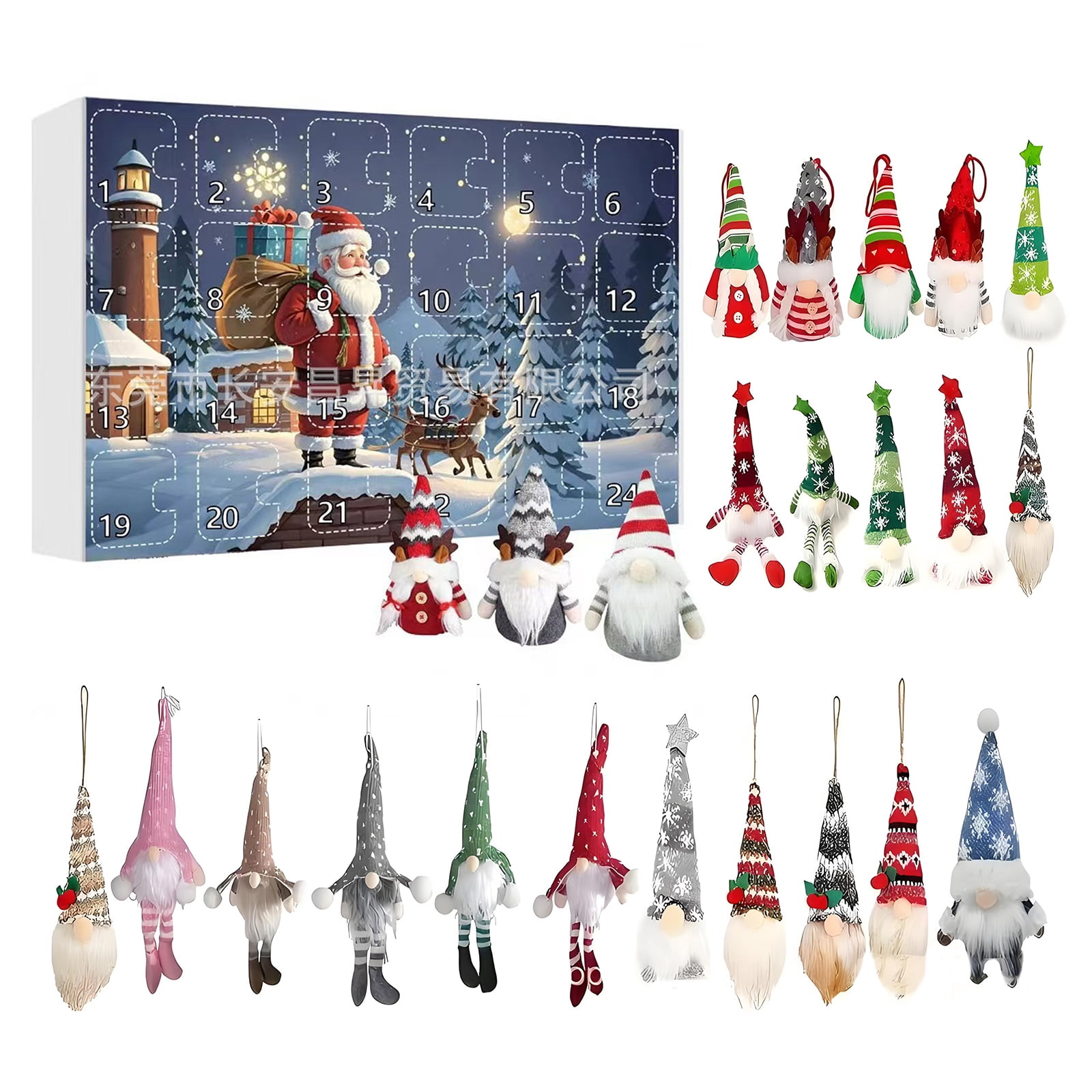2025 Diy Christmas Charm Advent Countdown Calender, Advent Calendar 24 ...